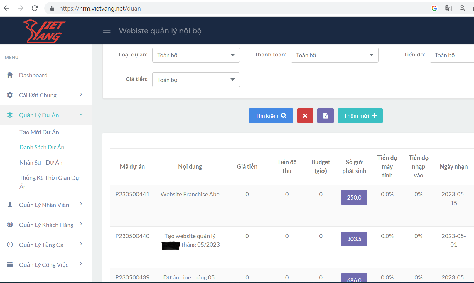 Việt Vang - Product
